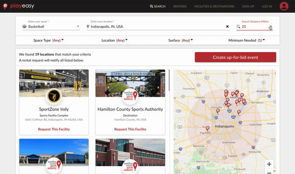 Playeasy Destinations